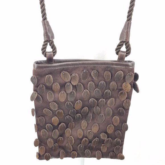 A/X Exchange | Bags | Ax Armani Exchange Brown Embellished Crossbody ...